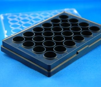 Imaging Plate 24 CG 1.0, black body, sterile | Imaging | Lab Supplies ...